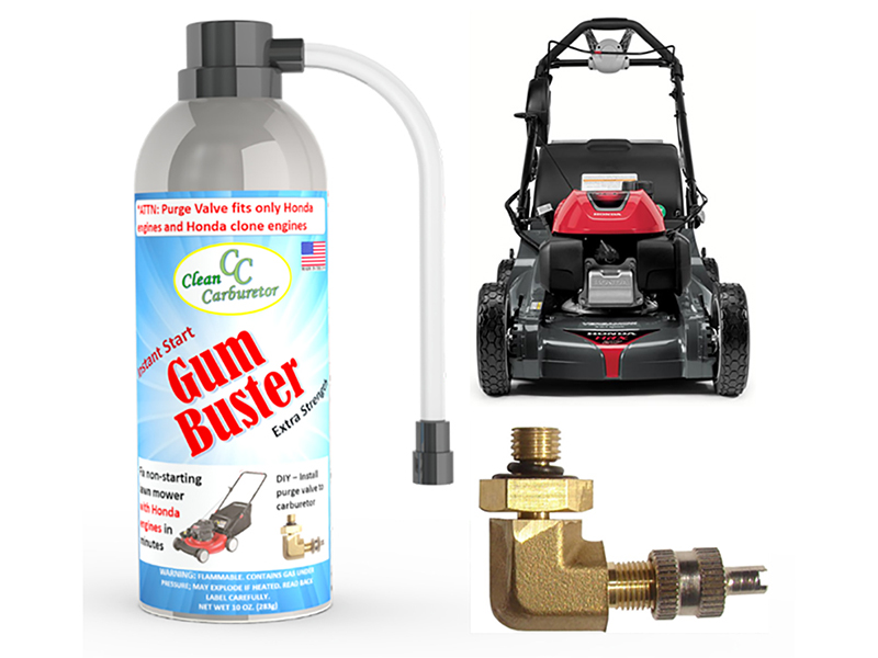 GumBuster Kit for Lawn Mowers and Pressure Washers with Honda and Honda ...